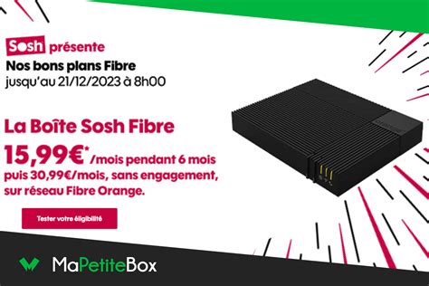 Box Internet Sans Engagement Sosh Devance Le Black Friday