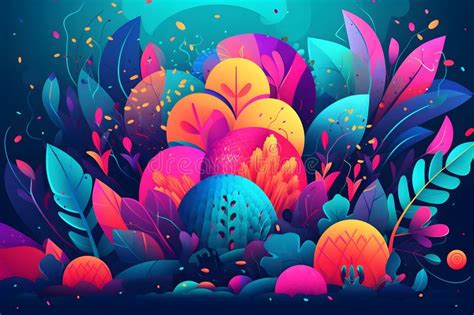 Image Of Bunch Of Different Colored Objects In Blue And Pink Background