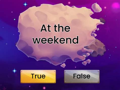 Quantifiers Prepositions Of Time True Or False