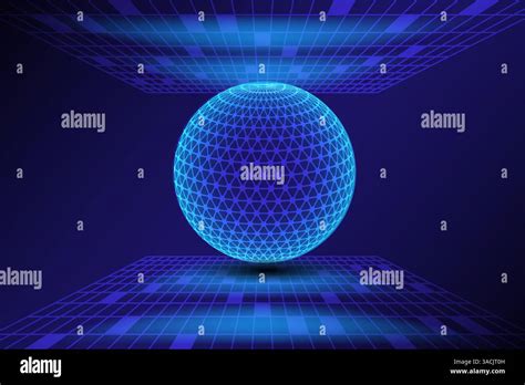 Abstract Technology Global Network Connection World Map Point On The