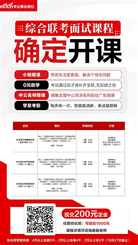 联考资格审核公告已出，入围分数线60分（各单位单独出公告）！广东省