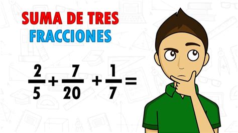Resta De Tres Fracciones Con Diferente Denominador Primer Grado Youtube