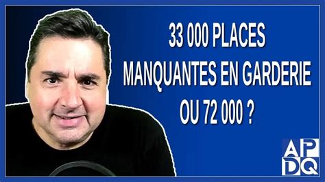 33 000 Places Manquantes En Garderie Ou 72 000