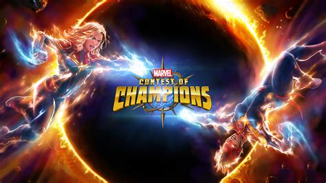 Captain Marvel Contest Of Champions Wallpaper Hd Games Wallpapers 4k