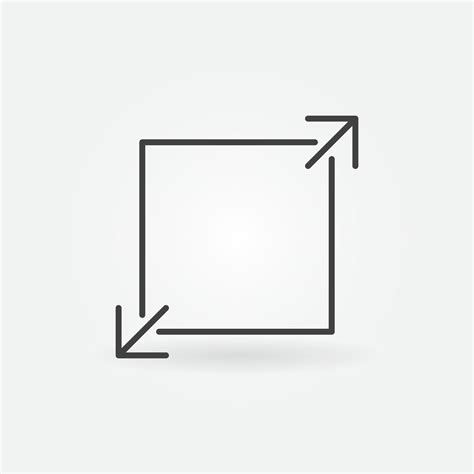 Scalability With Arrows Vector Concept Linear Icon Or Sign Vector Art At Vecteezy