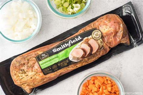 Smithfield Roasted Garlic And Herb Pork Loin With Veggies