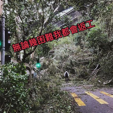 廢青生活雜誌 網絡圖片 十號風球 颱風山竹 過左之後既第一個返工日。 Facebook