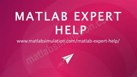 matlab expert help research ideas ppt