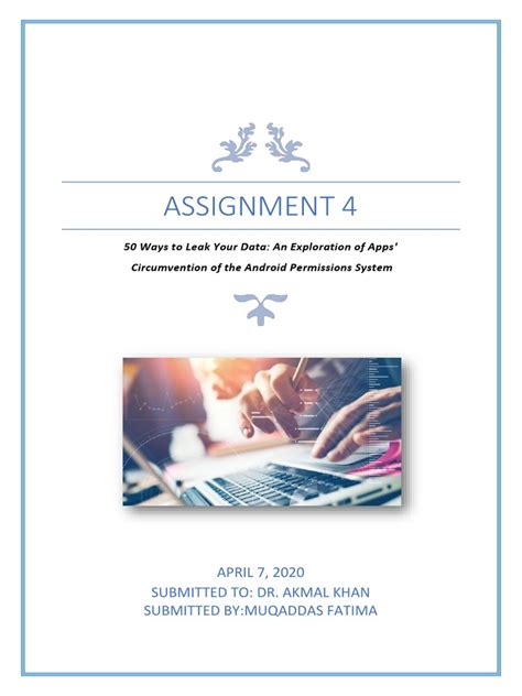 assignment 4 pdf mobile app android operating system