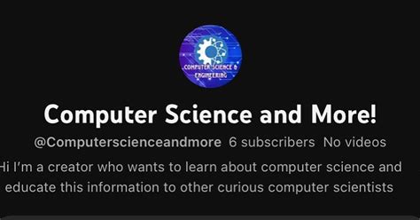 Computer Science And Engineering Computerscienceandmore • Instagram