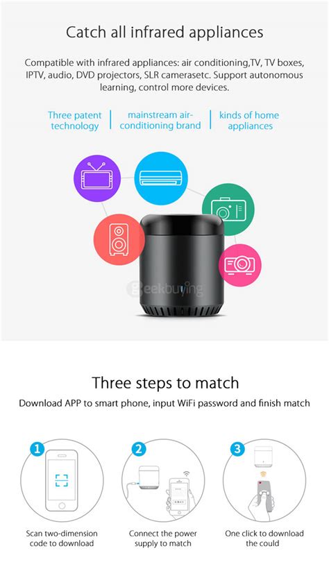 Broadlink Rm Mini3 Smart Wifi Remote Controller