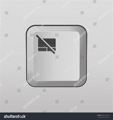 Touchpad Enable Disable Keyboard Button Vector Stock Vector Royalty Free Shutterstock