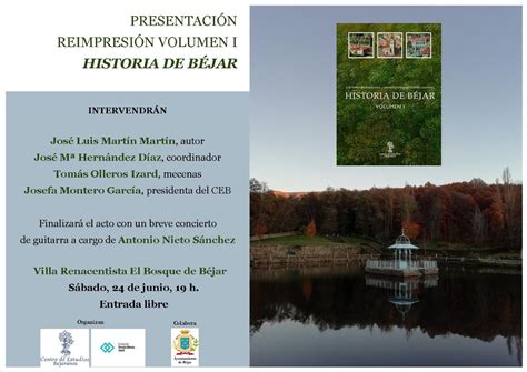 Presentación de la reimpresión del primer volumen de la Historia de