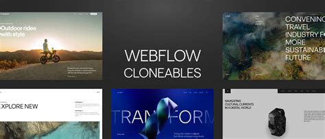 Webflow Cloneables Kreative Layouts Zeitersparnis