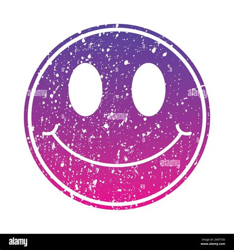 Funny Emoji With Gritty Texture Artwork Design Eps 10 Editable