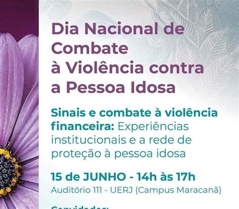 Dia Mundial De Combate à Violência Contra A Pessoa Idosa Será Celebrado