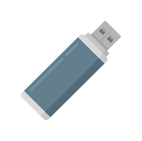 Storage Usb Flash Icon Flat Isolated Vector 15107382 Vector Art At Vecteezy