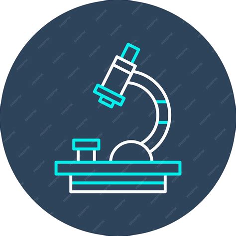 Premium Vector Microscope Vector Icon Can Be Used For Nuclear Energy