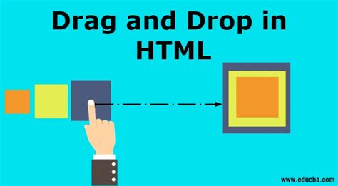 Glisser D Poser En Html Exemple Pour Effectuer Un Glisser D Poser En