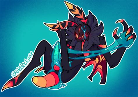 Rule 34 3 Eyes Antennae Anatomy Anthro Anus Arthropod Black Body Black Fur Blue Slime Blush