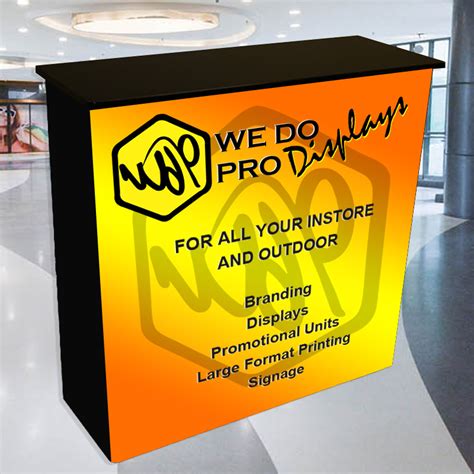 Branded Popup Promotion Counters We Do Pro Displays