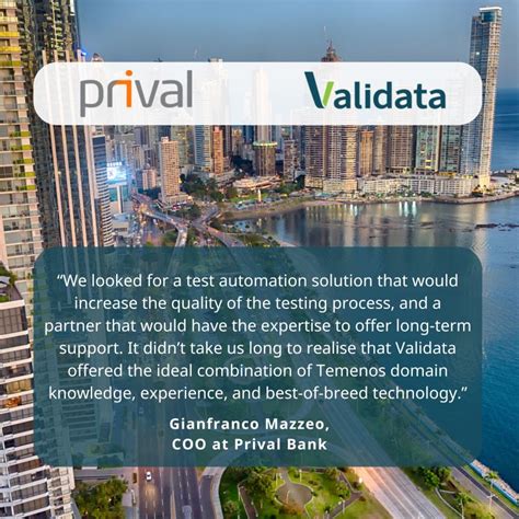 Validata Group On Linkedin Panamabanking Temenos Cloudtechnology Aitesting Successstory…