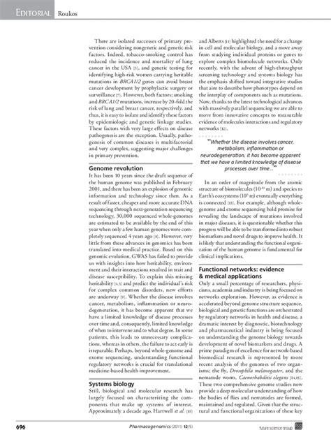 Networks Medicine From Reductionism To Evidence Of Complex Dynamic Biomolecular Interactions