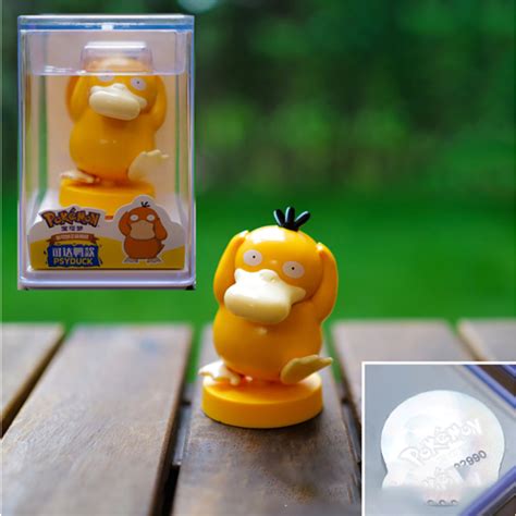 可愛的多功能口袋妖怪 Psyduck 模型可愛的口袋妖怪印章皮卡丘圖案 口袋妖怪角色模型 蝦皮購物