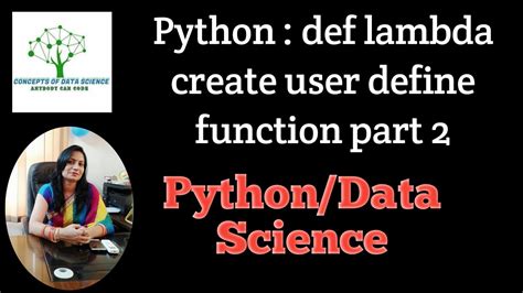 Class 7 Python User Defined Function Using Def Lambda With Example
