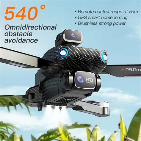 P Drone GPS Professional K HD Camera RC Dron G WIFI FPV Obstacle Avoidance EBay
