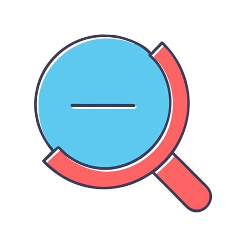Search Icon Offset Fill Premium Ai Generated Vector