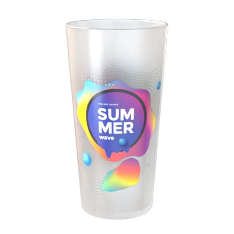 Printed Plastic Pint Glasses