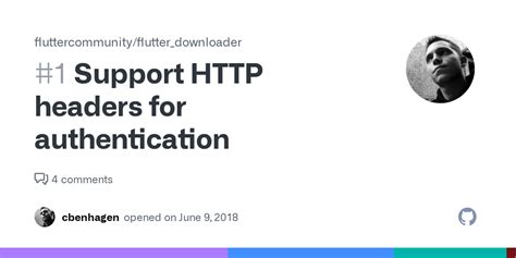 support headers for authentication · issue 1 · fluttercommunity flutter downloader · github