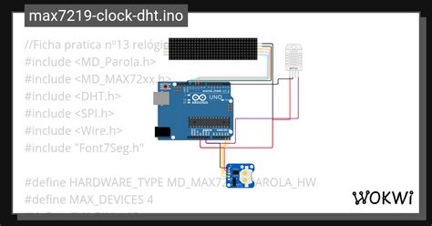 Max7219 Clock O Wokwi Esp32 Stm32 Arduino Simulator