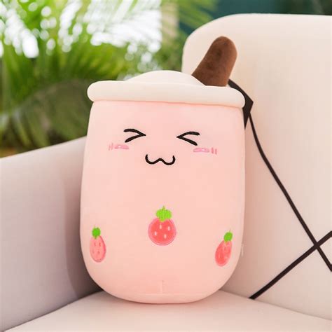 Bubble Milk Tea Plush Toy Pillow Bubble Milk Tea Plush Pearl Milk Tea