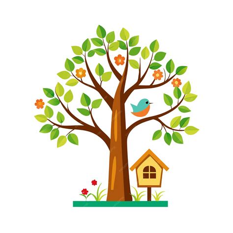 Different Types Of Trees Illustration Premium Ai Generated Vector