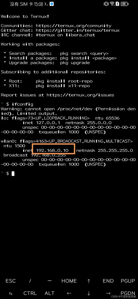 手机端做服务器部署nginx搭建前端网站termux Nginx Csdn博客