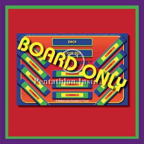 Pentathlon Institute Fab A Diffy Board Only