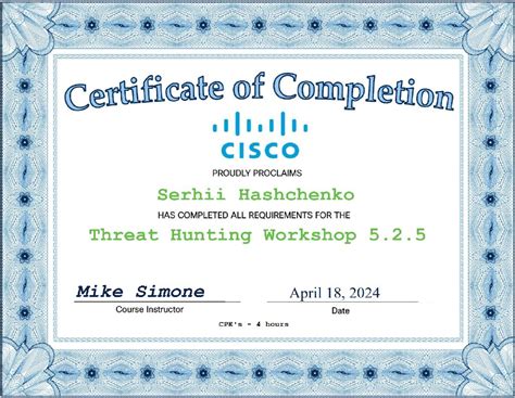 Serhii Hashchenko On Linkedin Today I Received A Cisco Certificate Of