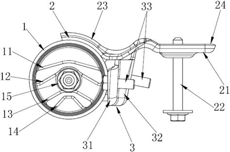 一种减速器后悬置的制作方法
