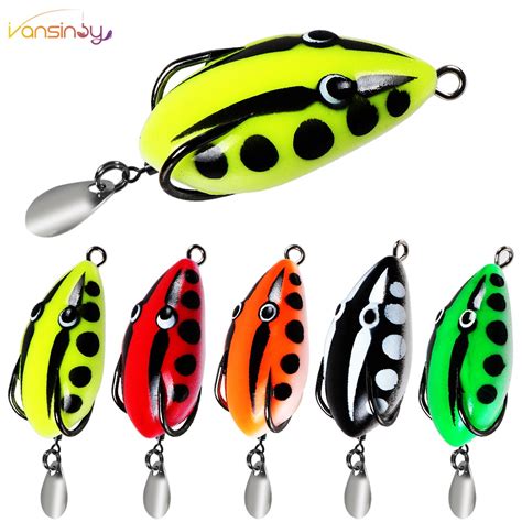 Umpan Katak Casting 4cm56g Soft Frog Fishing Lure Mini Soft Lure