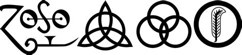 Led Zeppelin Iv Symbols Led Zeppelin Tattoo Led Zeppelin Symbols