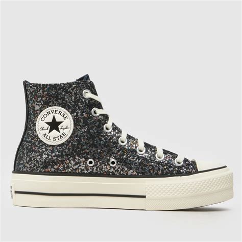 Womens Black Converse All Star Lift Trainers Schuh