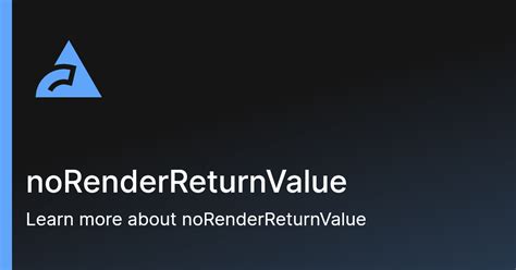 Norenderreturnvalue Biome