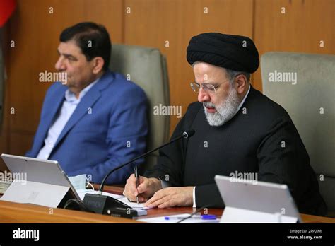 Tehran Tehran Iran 19th Apr 2023 Iranian President EBRAHIM RAISI