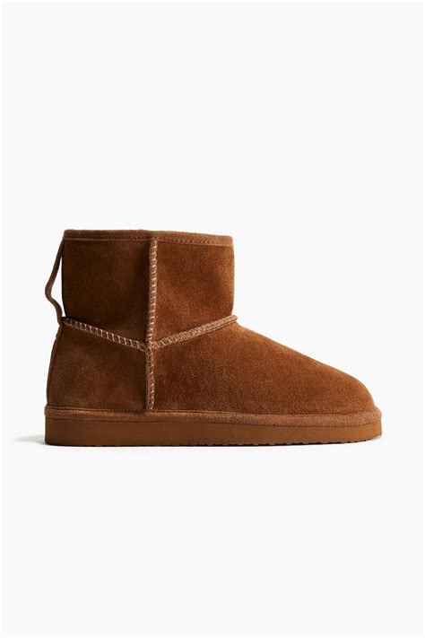 Botas De Gamuza Para Mujer Botines De Gamuza Handm Mx