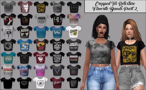 Cropped Tee Favorite Bands Part 2