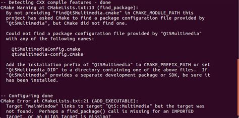 在ubuntu系统下使用cmake构建依赖qt第三方库的项目的问题 编程语言 csdn问答
