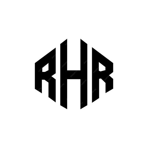 Premium Vector Rhr Letter Logo Design With Polygon Shape Rhr Polygon And Cube Shape Logo