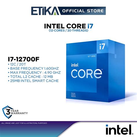 Intel Core I7 12700kf I7 12700f I7 12700 12 Cores Lga1700 Socket 12th Gen Cpu Processor